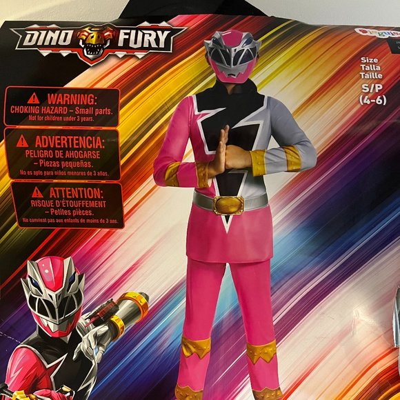 Disguise | Costumes | New Pink Ranger Power Rangers Dino Fury Halloween ...